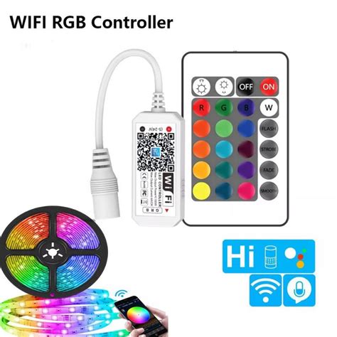 Jual Modul RGB RGBW 3CH 4CH Led Controller Dimmer Remote IR Mini Wifi Led Controller Sensor
