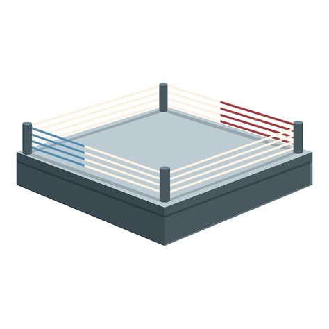Nuevo Icono De Ring De Boxeo Vector De Dibujos Animados Campo De Lucha