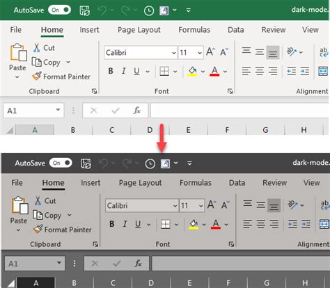 How To Make Excel Dark Mode Automate Excel