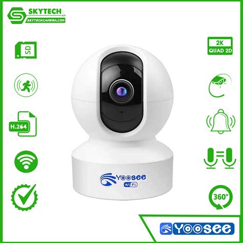 Camera Yoosee Trong Nhà Không Râu 3mp Skycamera
