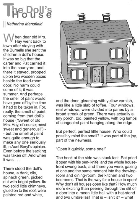 Grade 9 Reading Lesson 12 Short Stories The Dolls House
