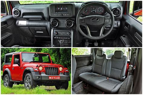 New Mahindra Thar Interior Details Explained Autocar India