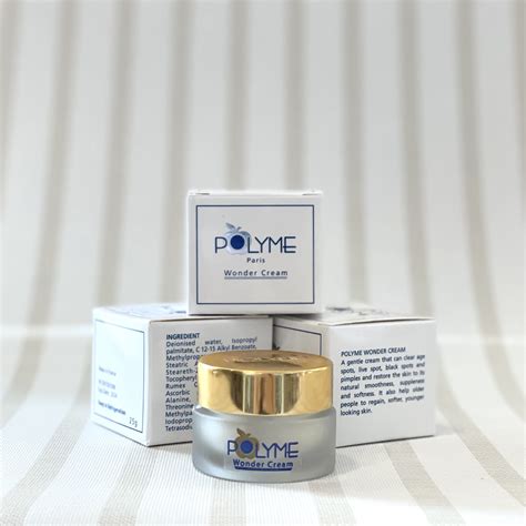 Polyme Wonder Cream Skin Brightening Shopee Malaysia