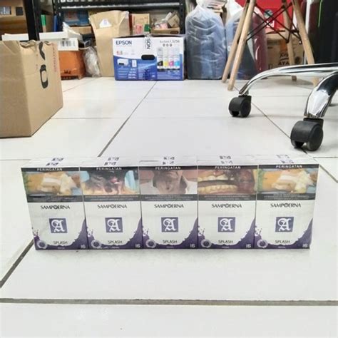 Jual Sampoerna A Splash Royal Ungu 16 Bks Jakarta Selatan Tetap Jaya Ii Tokopedia