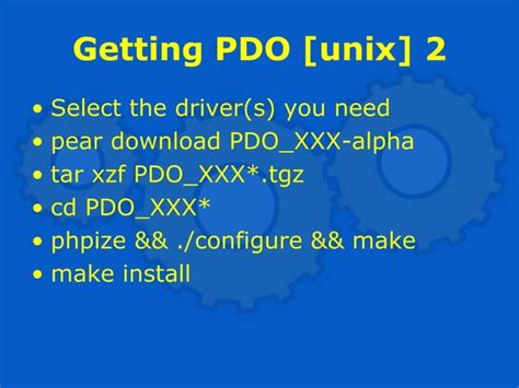 Introducing Php Data Objects Ppt