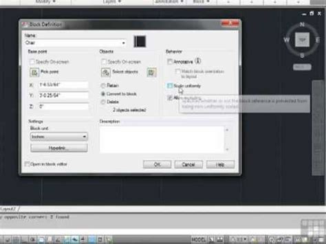 AutoCAD Creating Blocks Tutorial Video YouTube