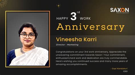 Workanniversary Happyworkanniversary Saxon Ai