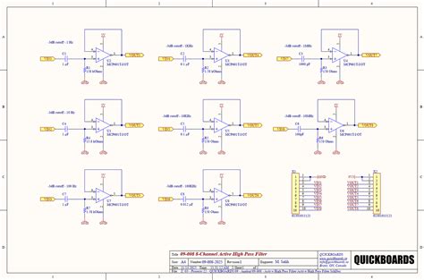 Sb090082025 Mcp601t I Ot Active High Pass Filter Schematic Block