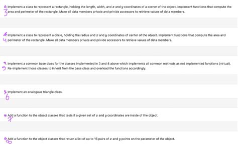 Solved Q Implement A Class To Represent A Rectangle