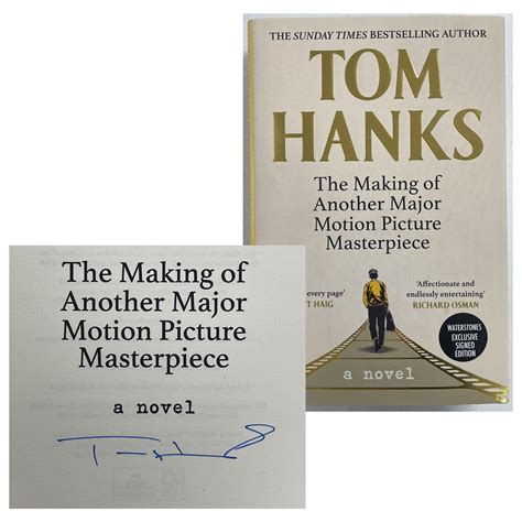 Tom Hanks Hand Signed The Making Of Another Major Motion Picture