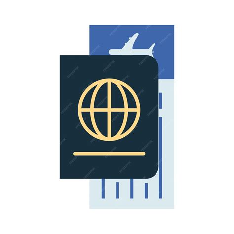 Premium Vector Passport Icon