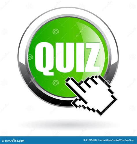 Start Quiz Vector Button Stock Vector Illustration Of Knowledge