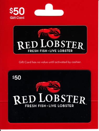 Red Lobster 50 T Cards 1 Ct Kroger