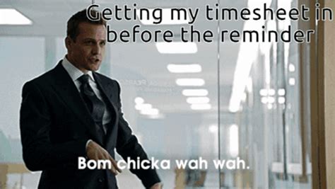Timesheet Harvey Specter Suits Guitar Pretend Playing 
