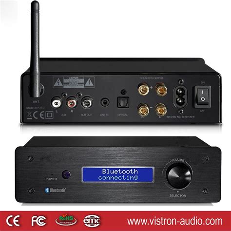 Hifi Home Dac Speaker Amplifier Mini Integrated Amplifier With Optical Input And Remote Control