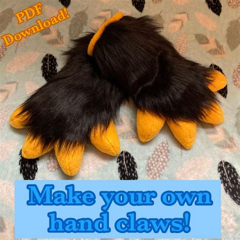 Furry Claw Pattern Etsy