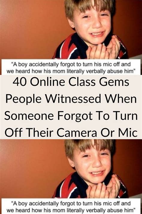 40 Online Class Gems People Witnessed When Someone Forgot To Turn Off Their Camera Or Mic Artofit