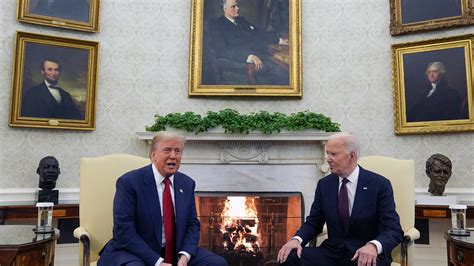 Trump Biden Emphasize Smooth Transition At White House Meeting