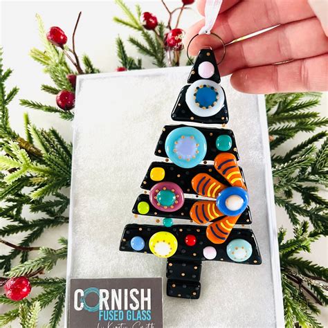 Glass Christmas Decorations Fused Glass Christmas All Decorations