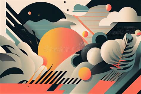 Abstract Background Illustration Is A True Work Of Art From Its Mesmerizing Shapes To Its