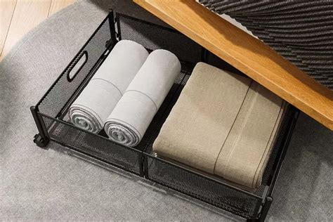 리츠센 언더베드 리빙박스 침대밑수납장 바퀴달린 슬라이딩 수납함 위시버킷