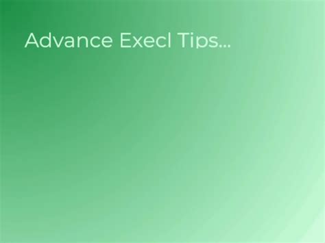 Miftail Ahmed On Linkedin Exceltips Datamanagement Indexmatch
