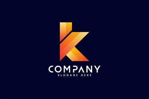 3d Modern Style Letter K Logo Design Gráfico Por Sahenur89 · Creative