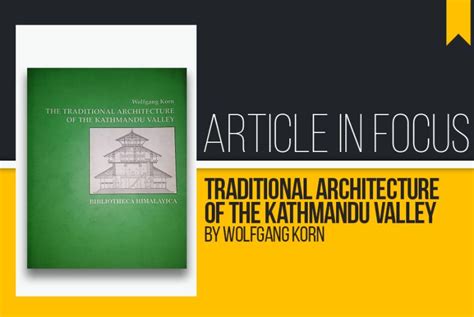 Book In Focus Traditional Architecture Of The Kathmandu Valley By