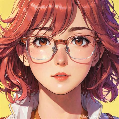 Women In Glasses Stable Diffusion Online