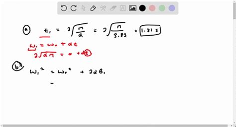 A Computer Disk Drive Is Turned On Starting From Rest And Has Constant Angular Acceleration If