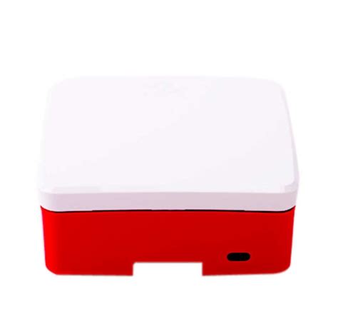 raspberry pi 4 official case red white micro center