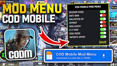 🔴 Cod Mobile Mod Menu Hack 😎 Puntos Cod Aimbot Wallhack God Mode En Codm H4ck3ad0 Android