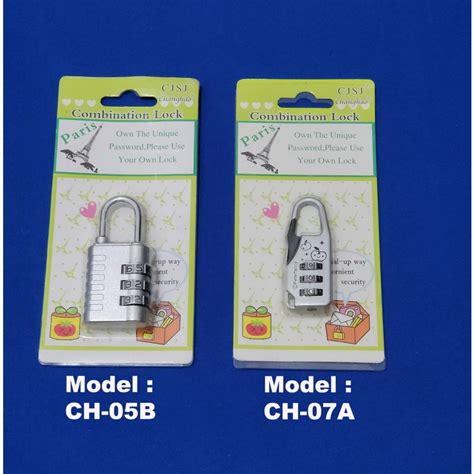 Number Padlock Ch 05 Ch 07 3 Digit Suitcase Bag Combination Number Lock