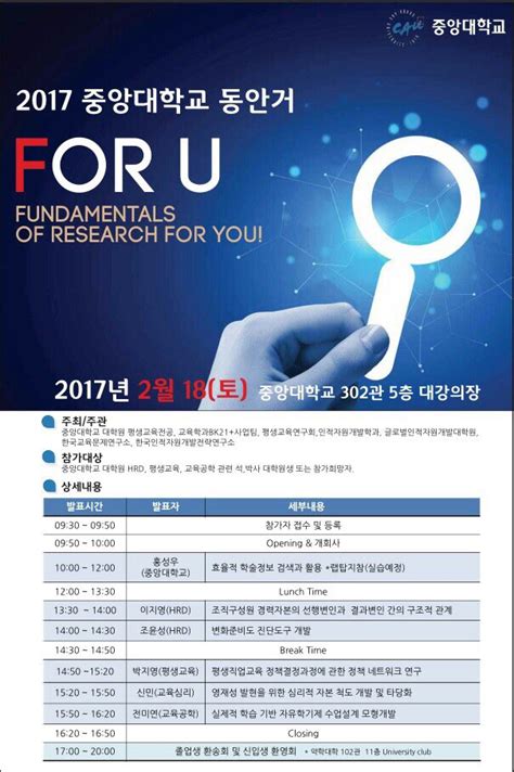 중앙대학교 글로벌 인적자원개발 대학원 Ghrd 동안거 네이버 블로그