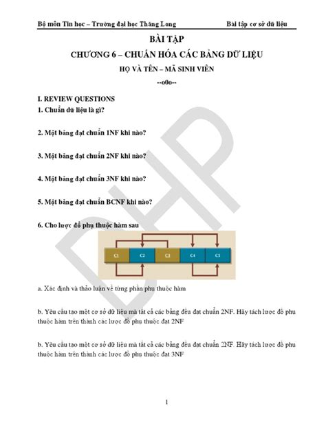 chapter6 normalization of database tables pdf