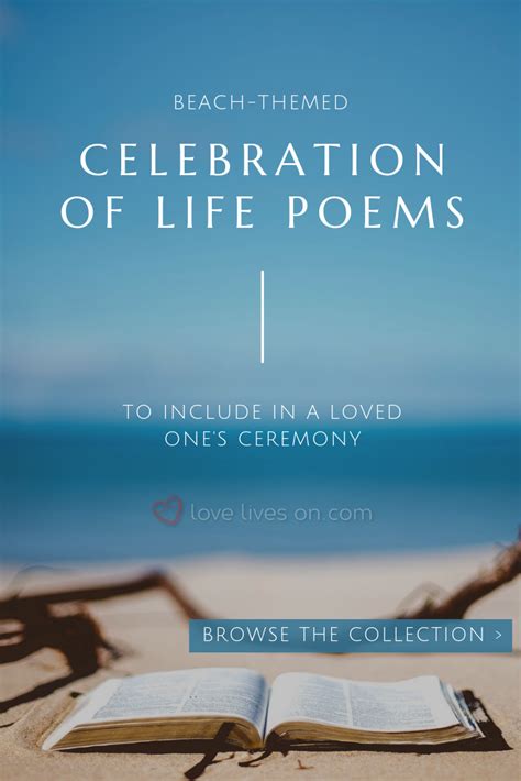Celebration Of Life Ceremony Poems