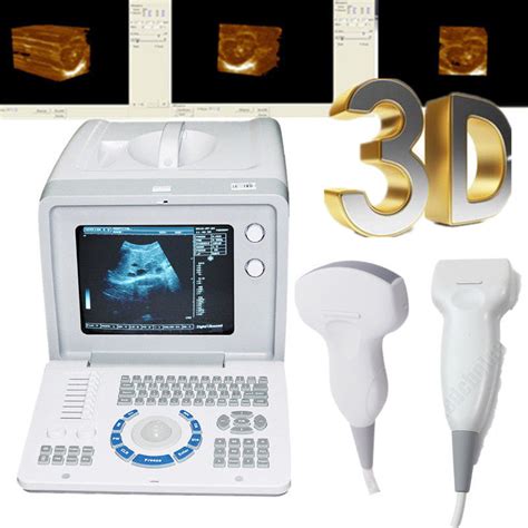 Portable Digital Ultrasound Scanner Machine 3 5mhz Convex 7 5mhz