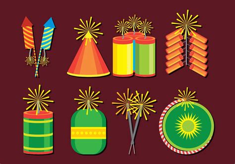Fire Crackers Vector Art Icons And Graphics For Free Download