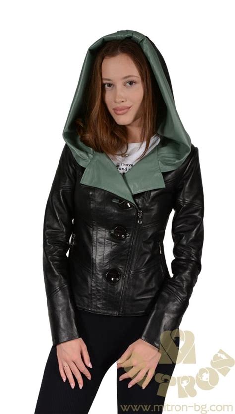 Митрон ЕООД Дамско яке цвят Зелен Размер дреха 4xl 46 ДАМСКИ КОЖЕНИ ЯКЕТА Жени ДАМСКИ