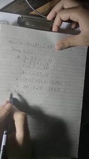 Set Theory1 3 Theorems On Sets1 3 1 For Any Sets A B And C Prove That
