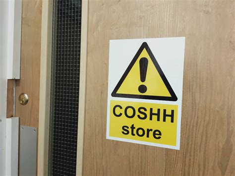 Coshh Safety Sign Elite Signs Live Site