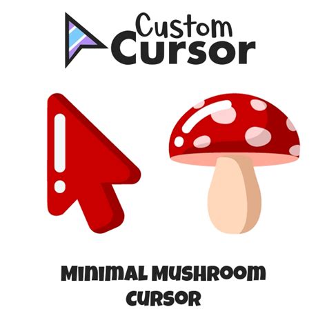 Minimal Mushroom Cursor Custom Cursor