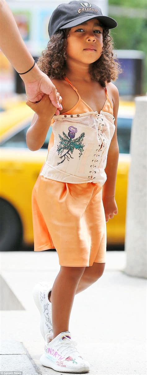 Kim Kardashian Defends Dressing North In A Corset Dress Daily Mail Online