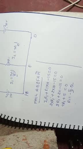 4 Using Mesh Analysis Find Value Of R1 And R2 Shown Fig 0 5apply Kvl