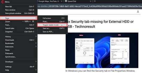 How To Enable Reader Mode In Opera Browser Technoresult