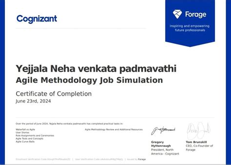 Yejjala Neha Venkata Padmavathi On Linkedin Agilemethodology Scrummaster