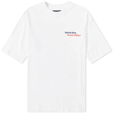 Tommy Jeans X Martine Rose Oversized T Shirt White End Us