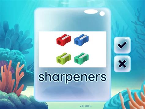 Classroom Objects Flash Cards