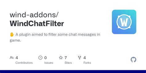 WindChatFilter README ZhCN Md At Main Wind Addons WindChatFilter GitHub