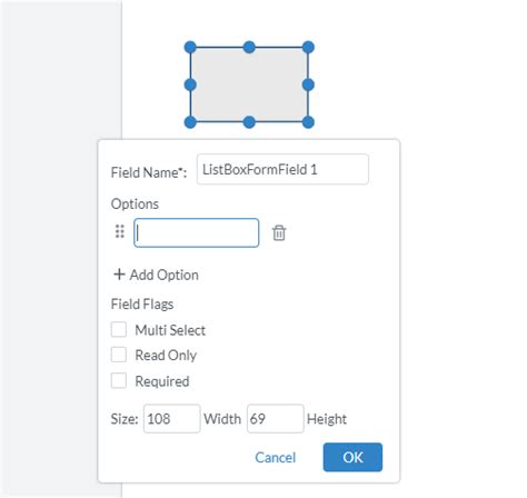 ListBox And ComboBox Annotation WebViewer Apryse Community